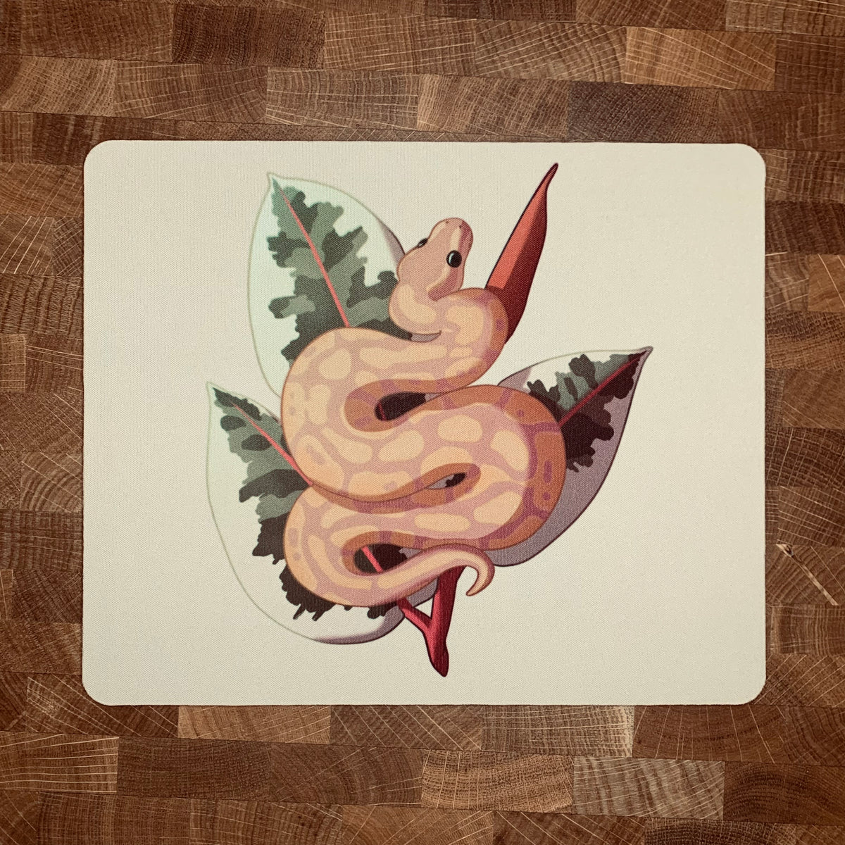 Banana Ball Python Mousepad– Studio Zoologic