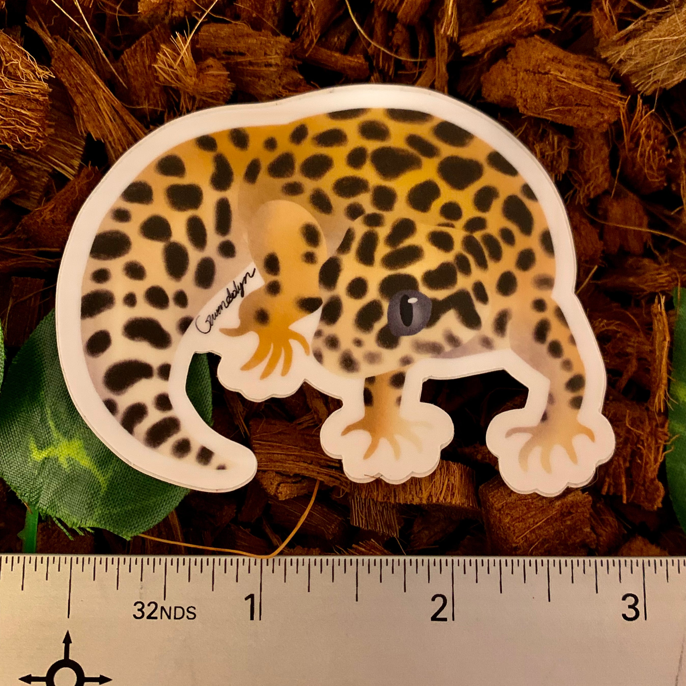 The O.G. Leopard Gecko Sticker– Studio Zoologic